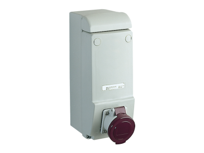 SOCKET UNIKA W/INTERLOCK 16A 2P 230-240V, 83026, INDUSTRIAL SOCKET OUTLETS, PRATIKA LV SOCKETS ...