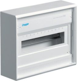 Skydelis v/t 12 modulių IP30 be durelių - HAGER