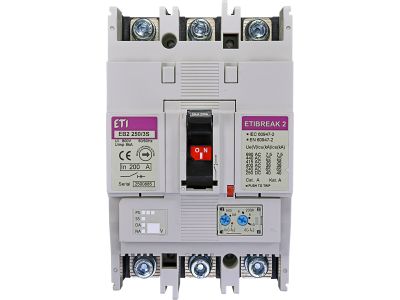 Automatas 3P 200A 36kA EB2 250/3S 200A 3p - ETI