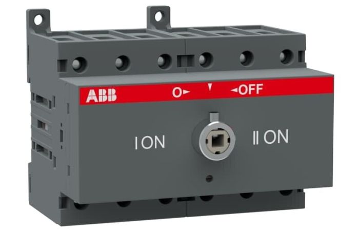 Perjungiklis 3P 25A 1-0-2 be rankenos OT25F3C - ABB